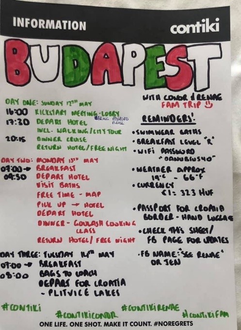 My Week With Contiki